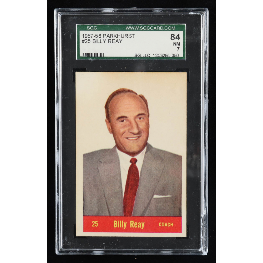 Billy Reay 1958-59 Parkhurst #25 CO (SGC 7) | Pristine Auction