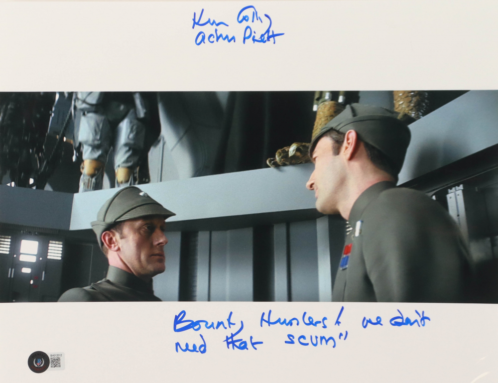 Kenneth Colley Signed "Star Wars" 11x14 Photo Inscribed "Adm Piett ...
