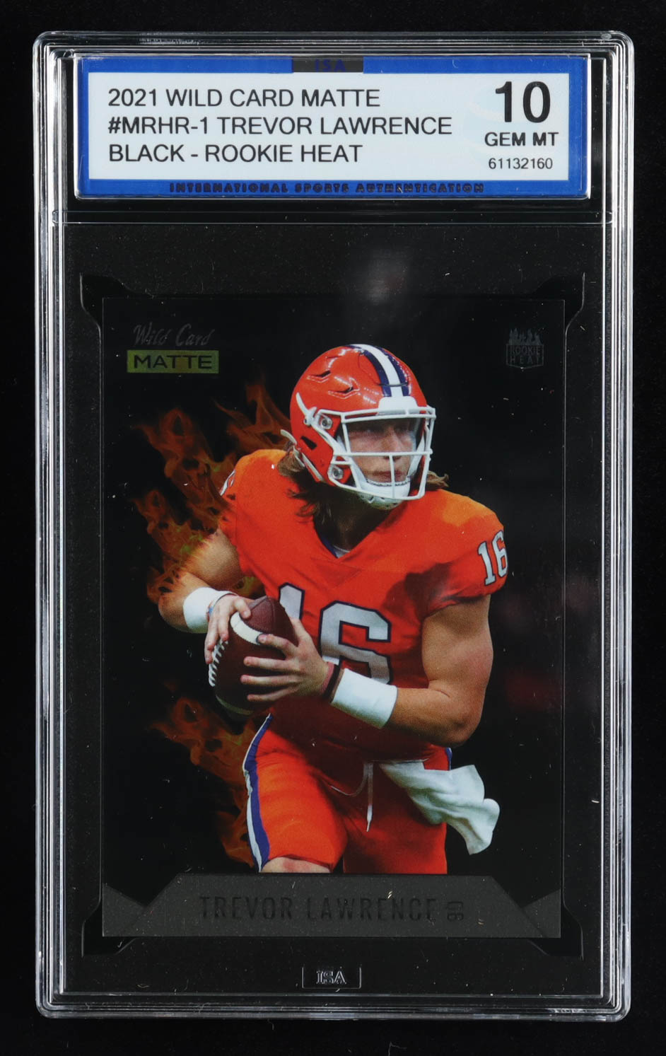 Trevor Lawrence 2021 Wild Card Matte Black Retail #MBC1 (ISA 10 ...