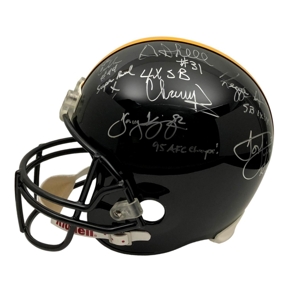 Pittsburgh Steelers Full Size Helmet Signed by The Greats (6) with ...