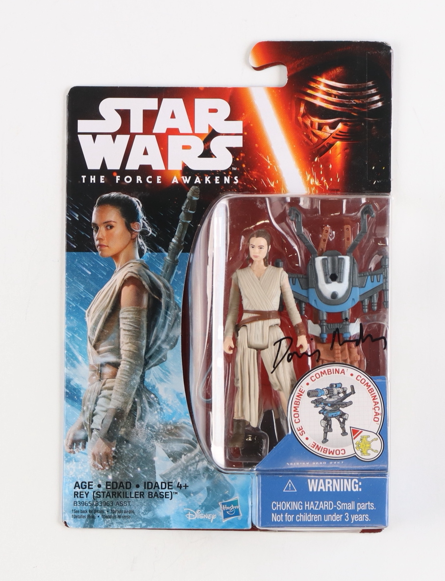 Daisy Ridley Signed 2015 "Star Wars: The Force Awakens" Rey (Starkiller ...