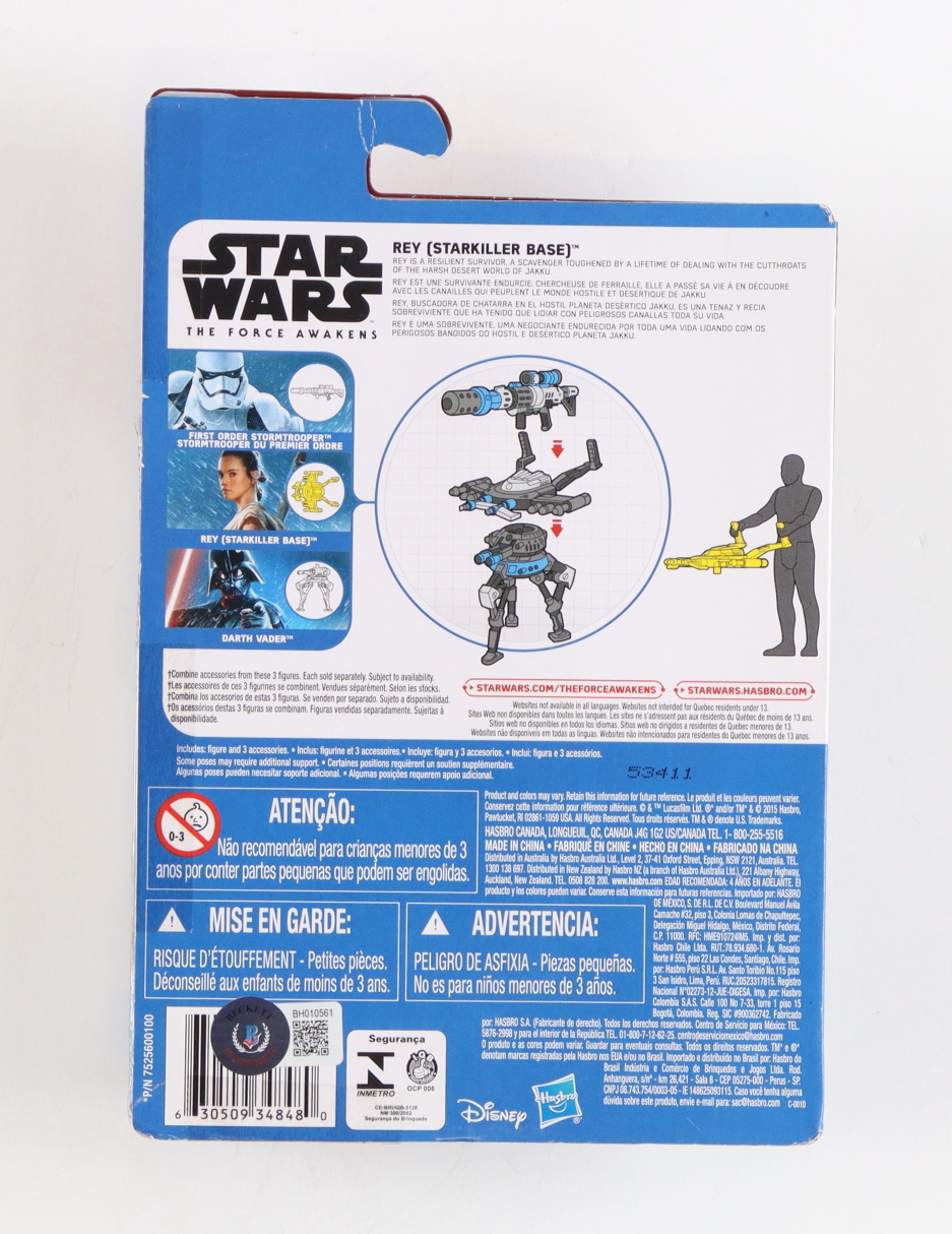 Daisy Ridley Signed 2015 "Star Wars: The Force Awakens" Rey (Starkiller ...