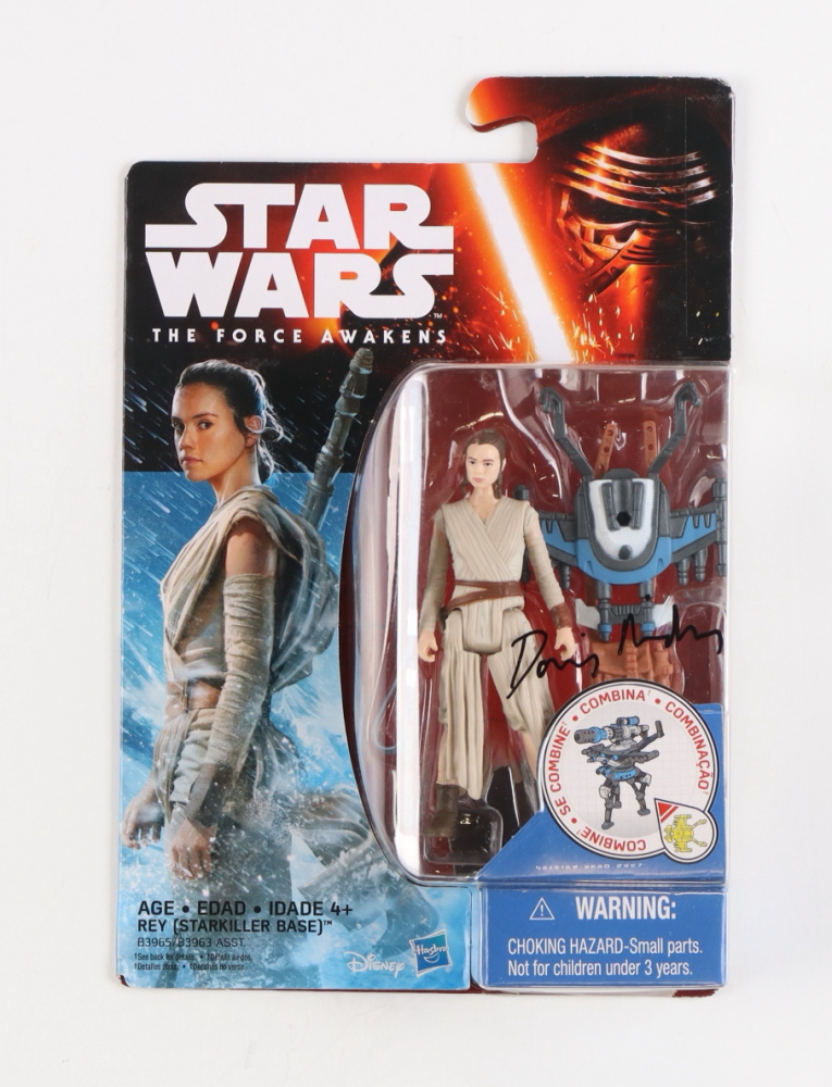 Daisy Ridley Signed 2015 "Star Wars: The Force Awakens" Rey (Starkiller ...