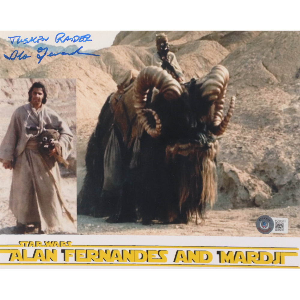 Alan Fernandez Signed "Star Wars: Episode IV A New Hope" 8x10 Photo ...