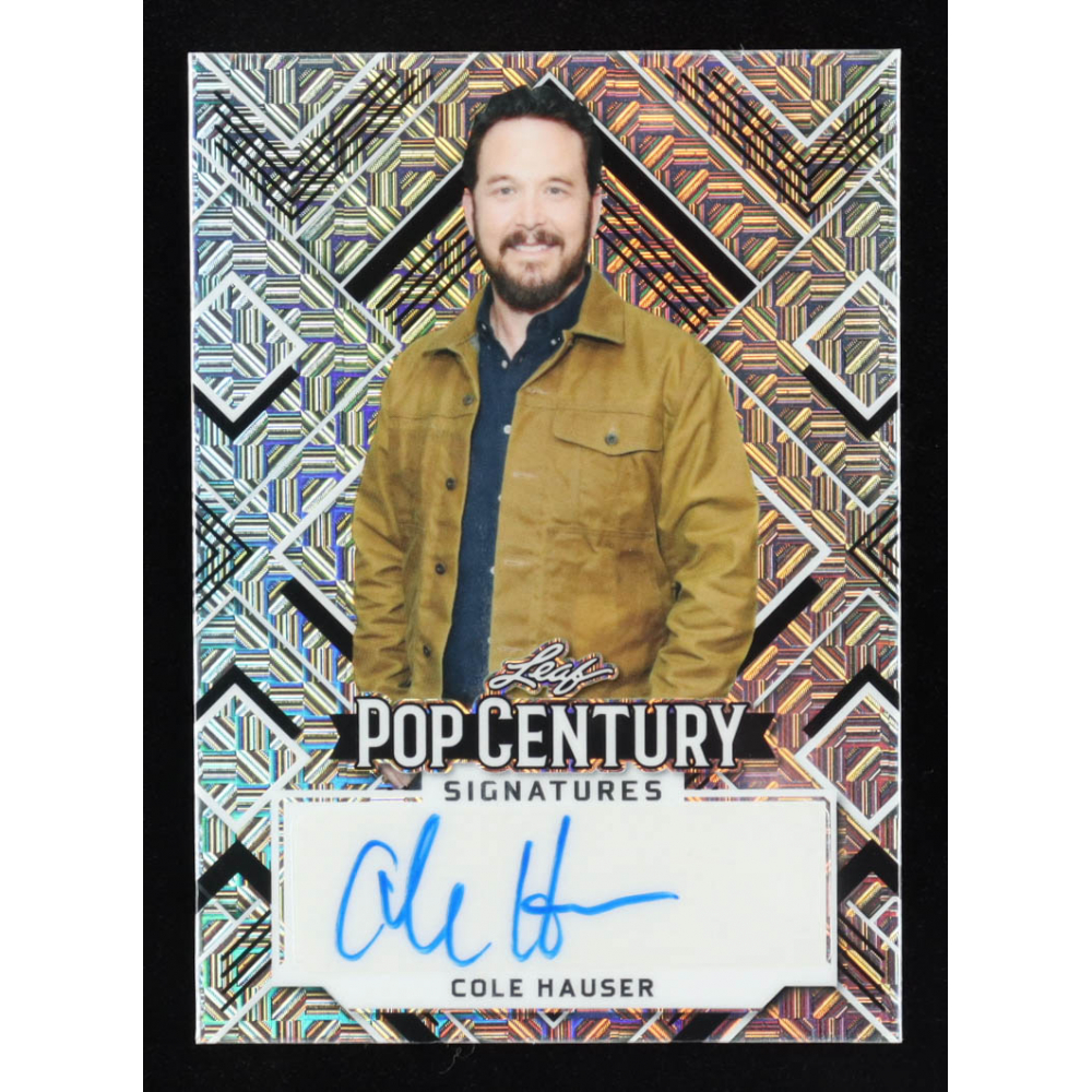 Cole Hauser 2022 Pop Century Metal Mojo Autographs Silver #BACH1 ...