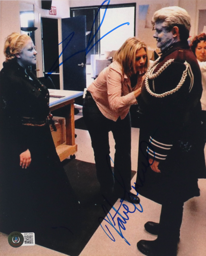 George Lucas & Katie Lucas Signed "Star Wars: Behind the Scenes" 8x10 Photo (Beckett) | Pristine ...