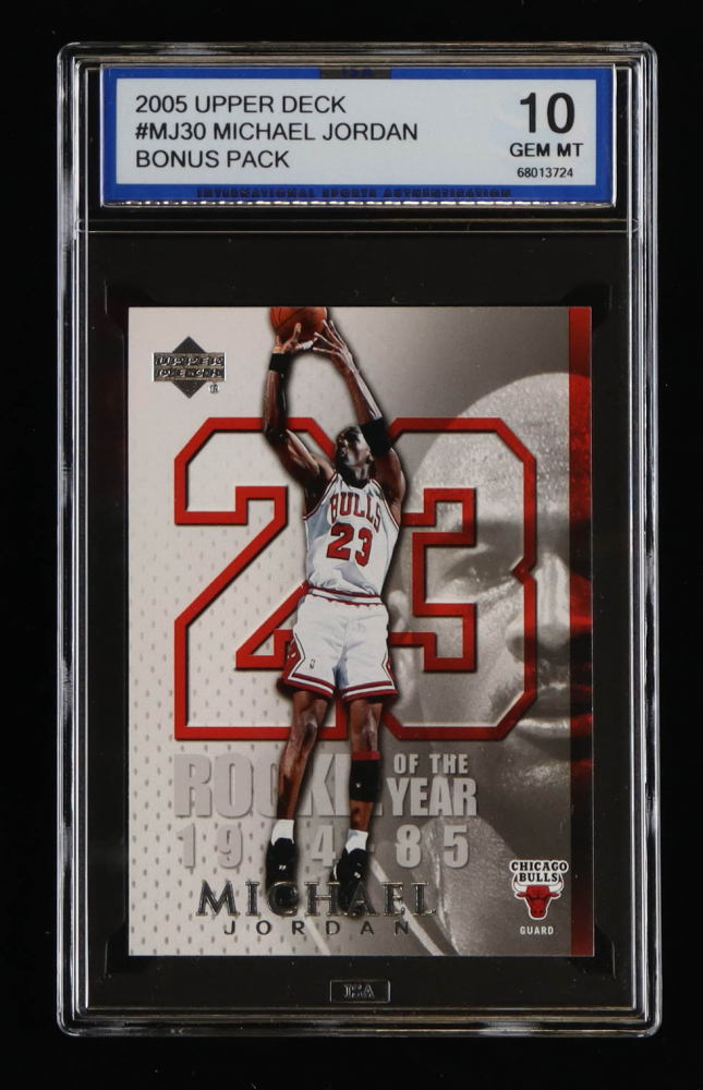 Michael Jordan 2005-06 Upper Deck Michael Jordan #MJ30 (ISA 10 ...