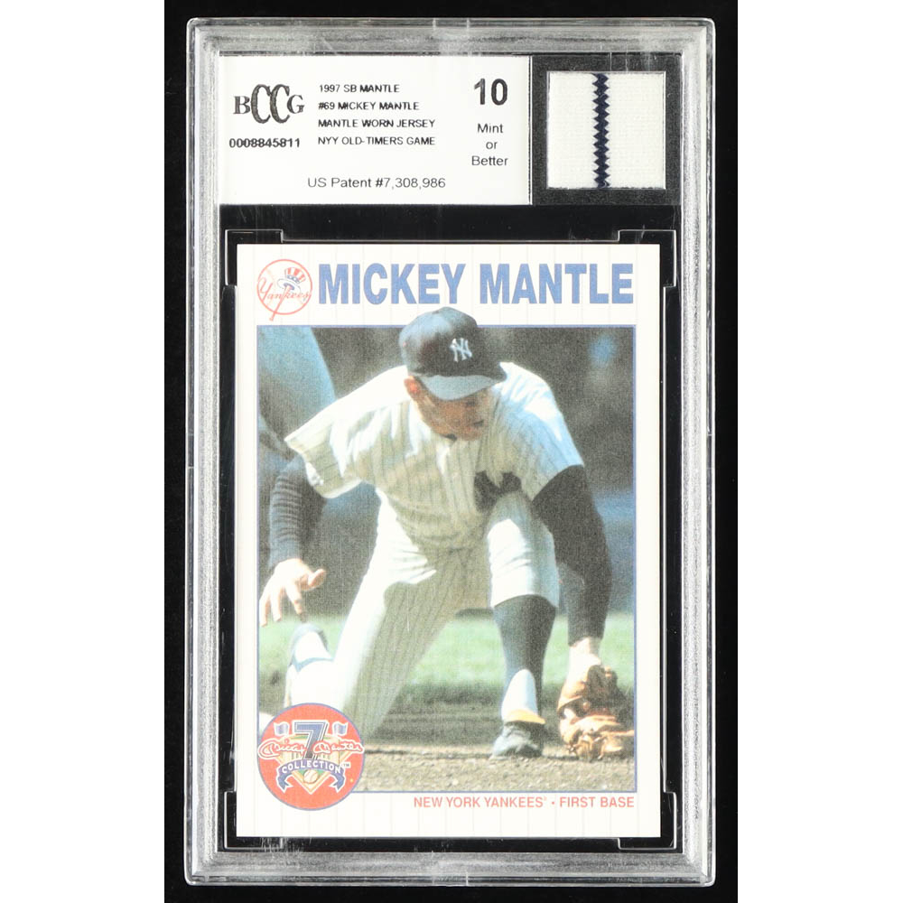Mickey Mantle 1997 Scoreboard Mantle #69 1969 Trading Card With Mantle ...