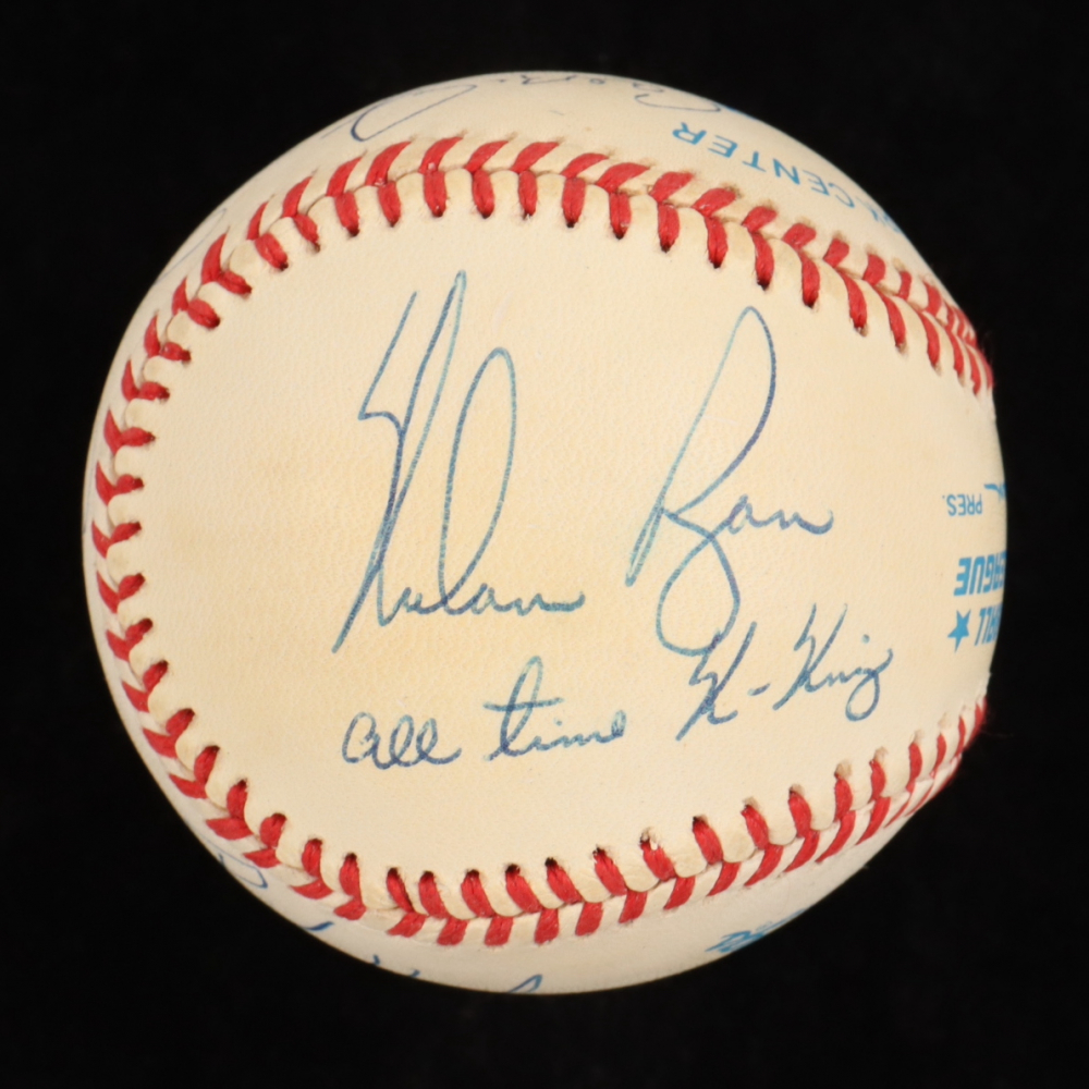 OAL Baseball Signed by (5) with Cal Ripken Jr., Mariano Rivera, Rickey ...