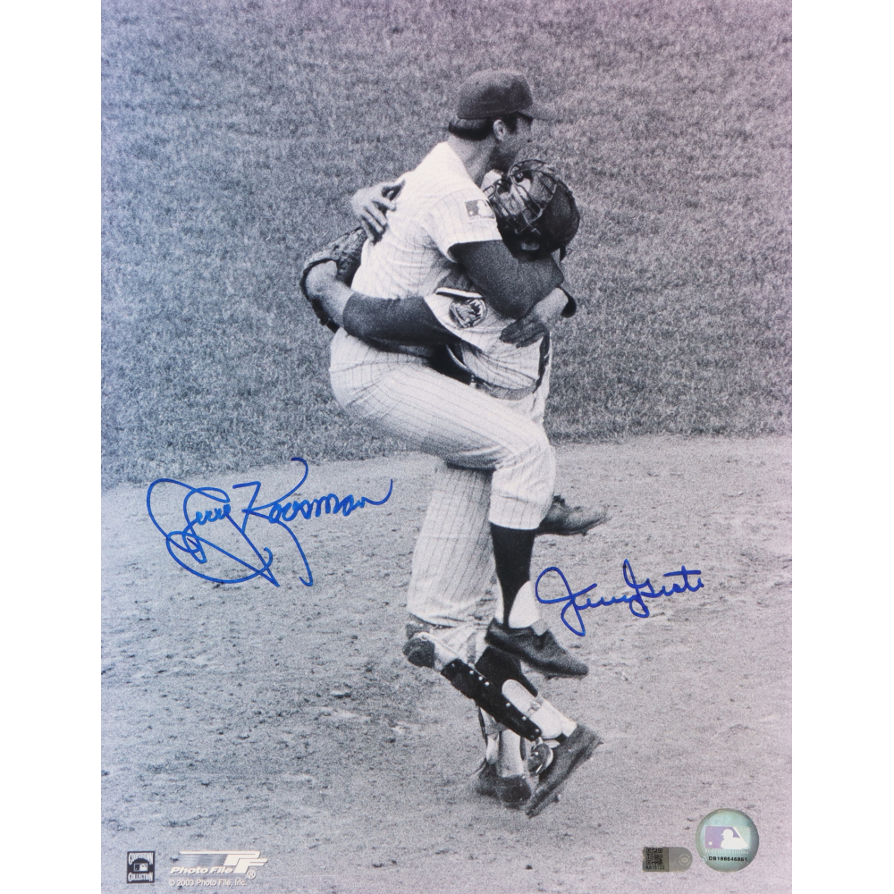 Jerry Koosman & Jerry Grote Signed Mets 11x14 Photo (AIV) | Pristine ...