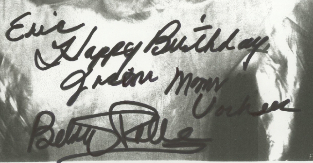 Betsy Palmer Signed "Friday the 13th" 8x10 Photo Inscribed "Eric Happy ...