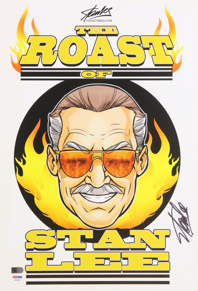 Stan Lee Signed 13x19 Photo (AIV & PSA) | Pristine Auction