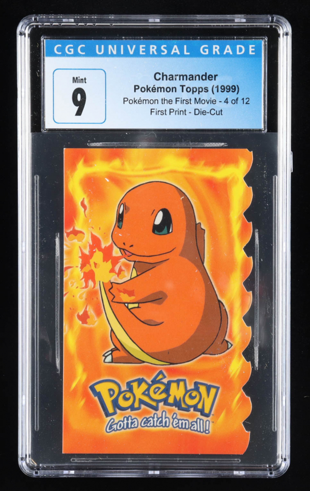 Charmander 1999 Pokemon Movie Animation Edition Evolution Die-Cuts #4 ...