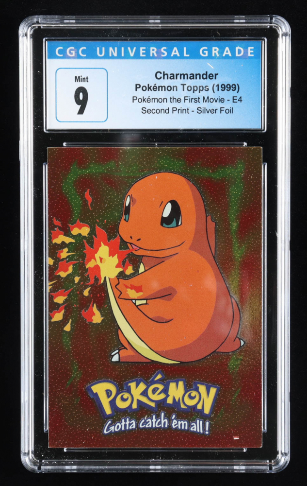 Charmander 1999 Pokemon Movie Animation Edition Silver Foil #E4 #04 ...