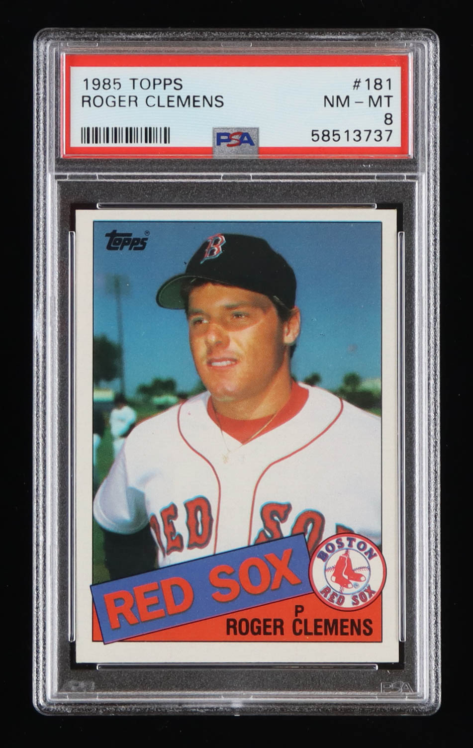 Roger Clemens 1985 Topps #181 RC (PSA 8) | Pristine Auction