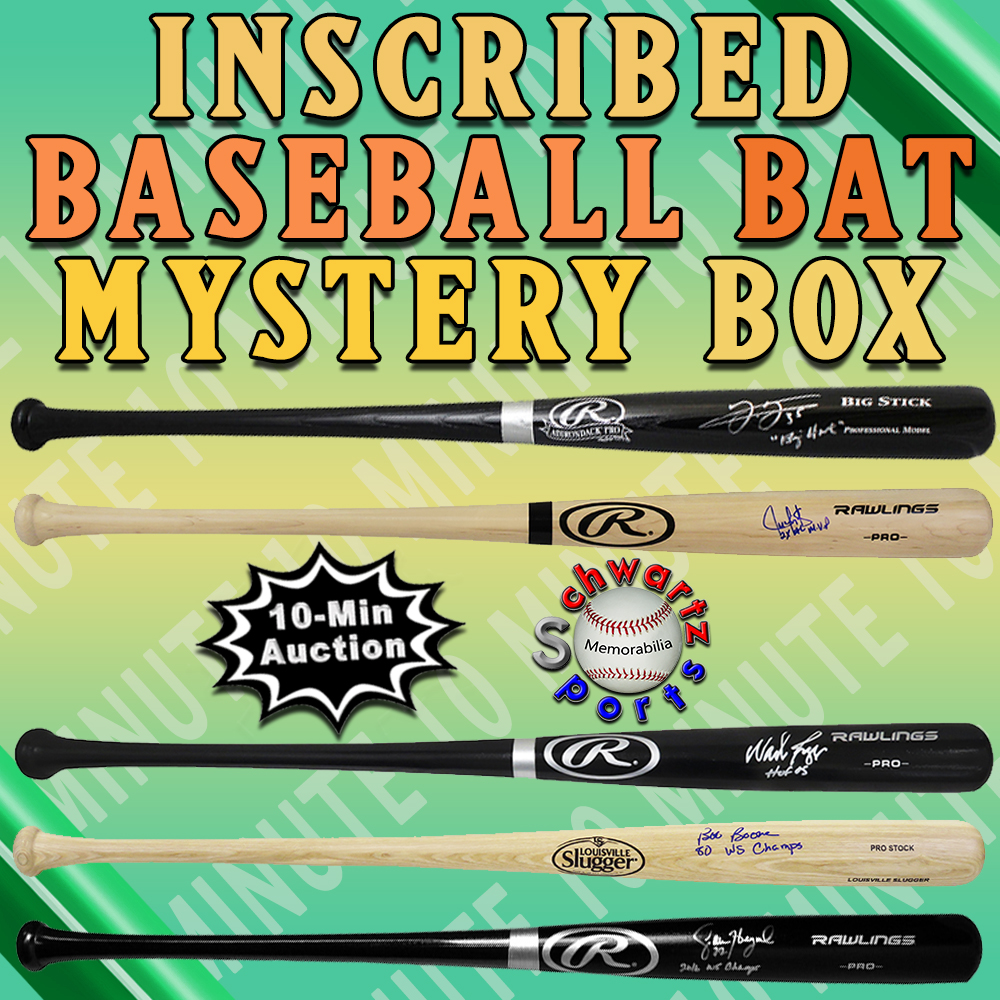 Schwartz Sports 10-Minute Auction - INSCRIBED & Signed Full Size ...