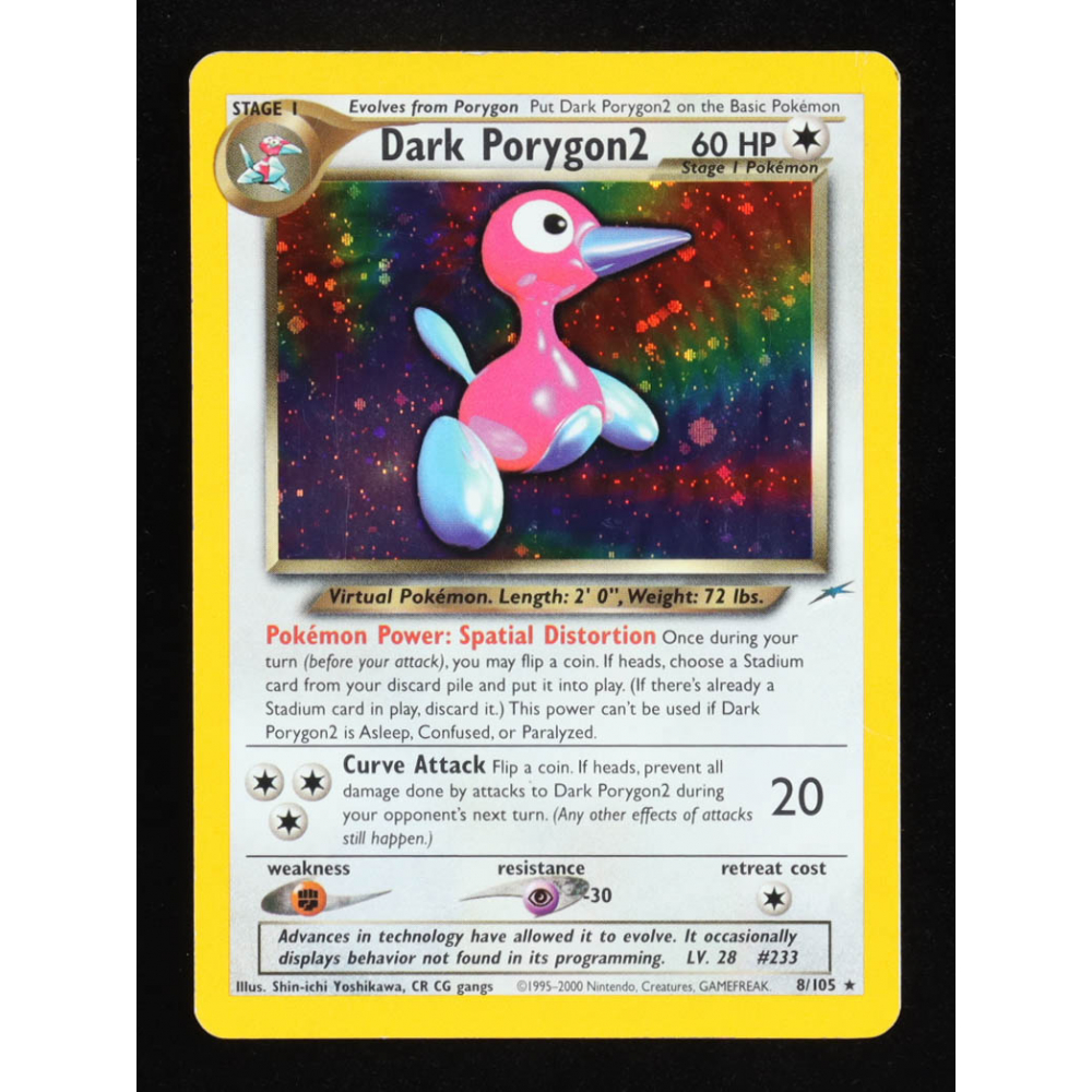 Dark Porygon2 2002 Pokemon Neo Destiny Unlimited #8 Holo | Pristine Auction