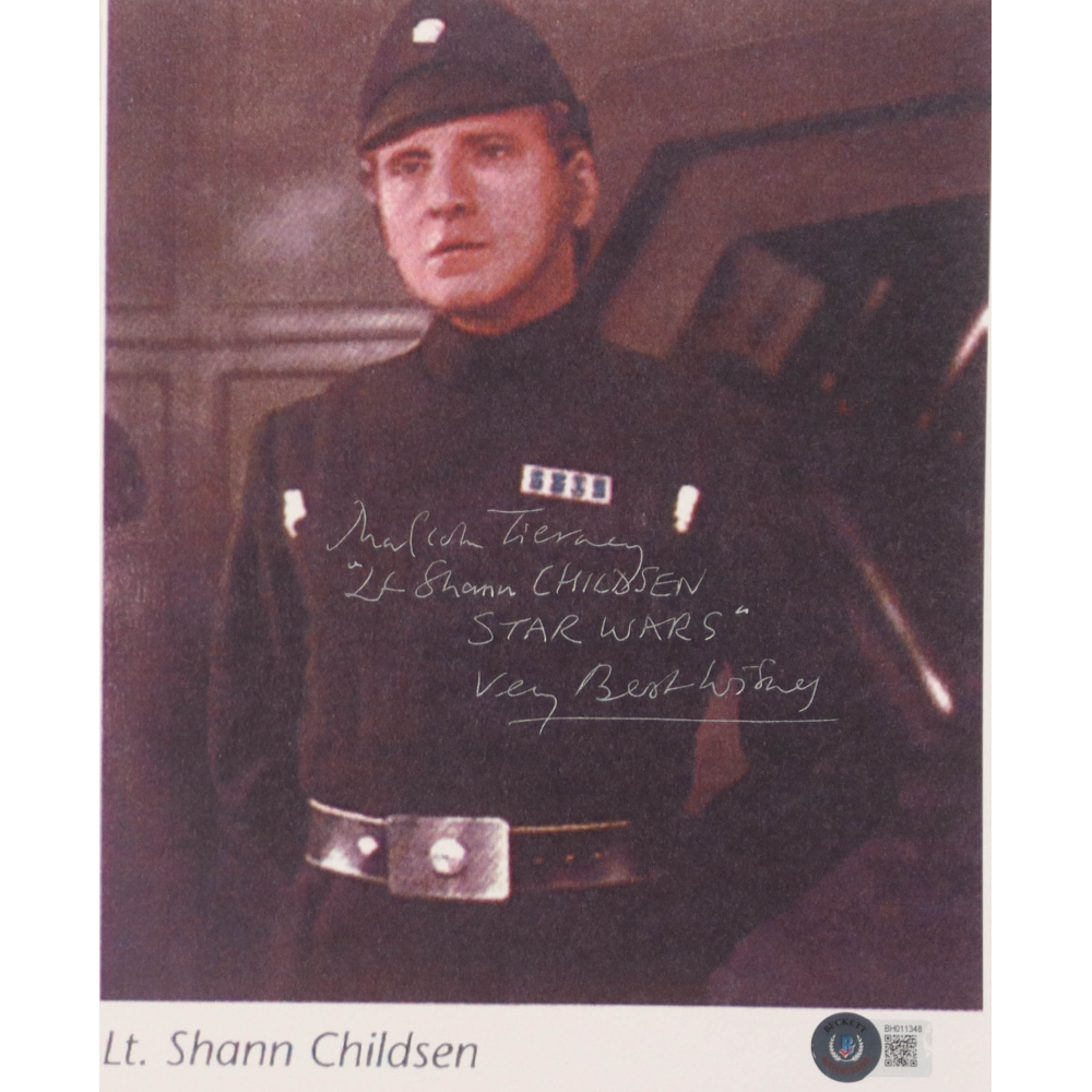 Malcolm Tierney Signed "Star Wars: Episode IV A New Hope" 8x10 Photo ...