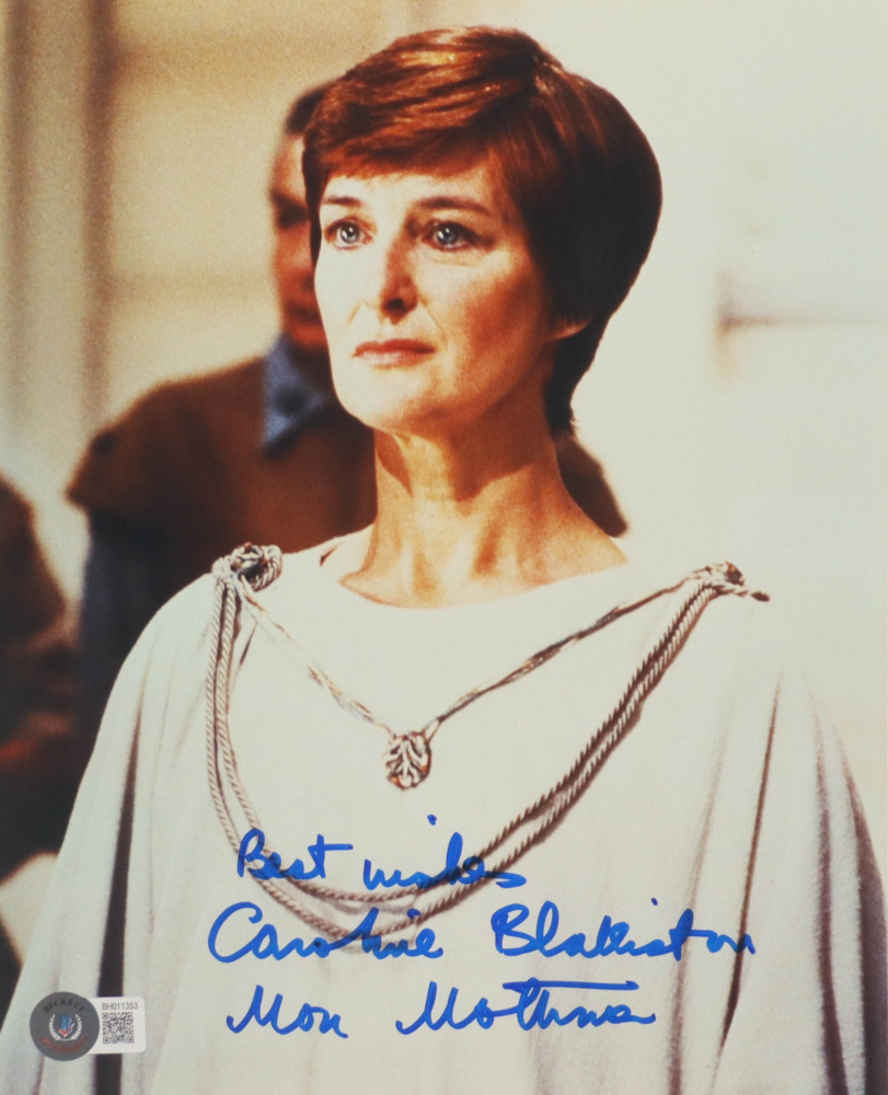 Caroline Blakiston Signed "Star Wars: Episode VI Return of the Jedi" 8x10 Photo Inscribed "Best ...