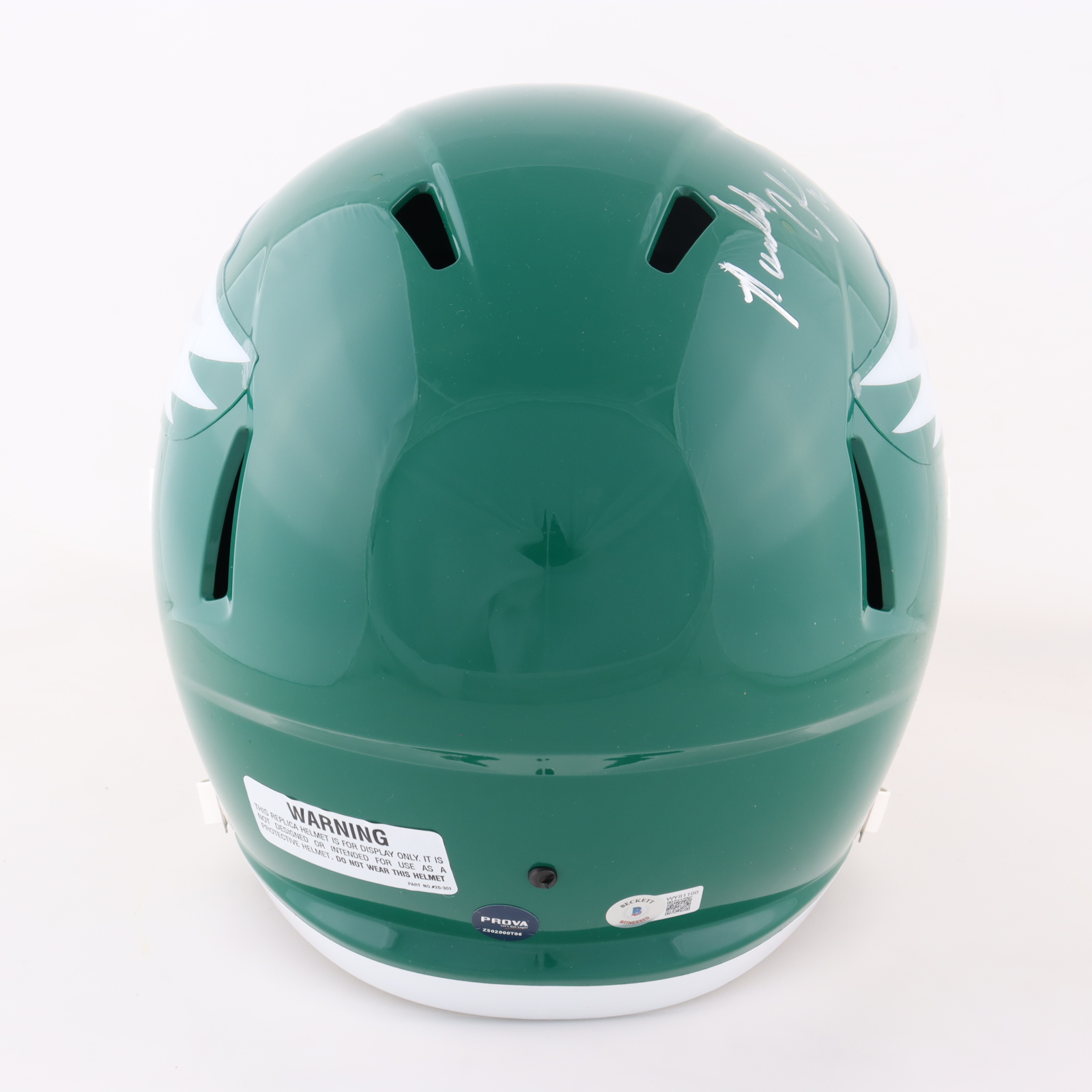 Randall Cunningham Signed Eagles Full-Size Throwback Speed Helmet (Beckett & Prova) | Pristine ...