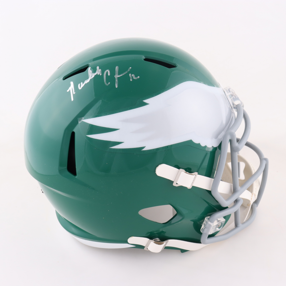Randall Cunningham Signed Eagles Full-Size Throwback Speed Helmet (Beckett & Prova) | Pristine ...
