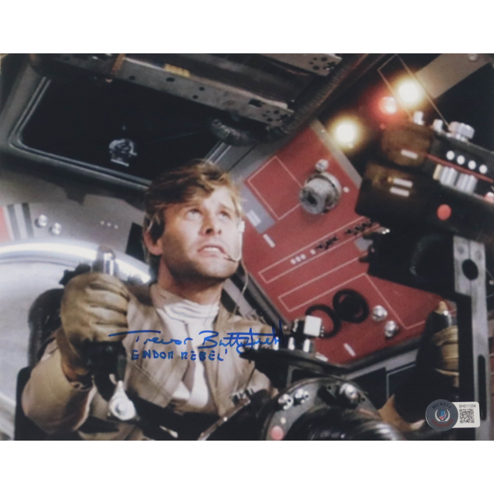 Trevor Butterfield Signed "Star Wars: The Empire Strikes Back" 8x10 ...