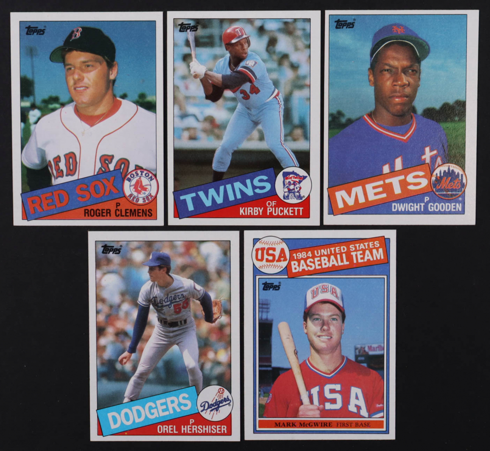 1985 Topps Baseball Complete Set of (792) Cards with Mark McGwire #401 ...