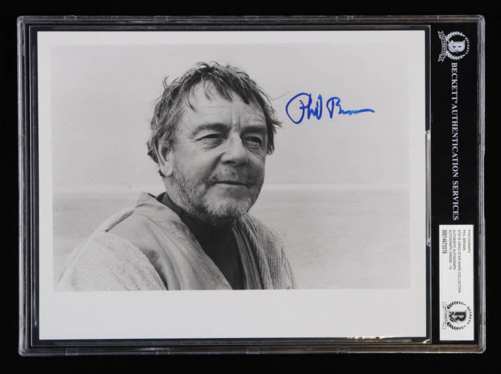 Phil Brown Signed "Star Wars" 8x10 Photo (Beckett) | Pristine Auction