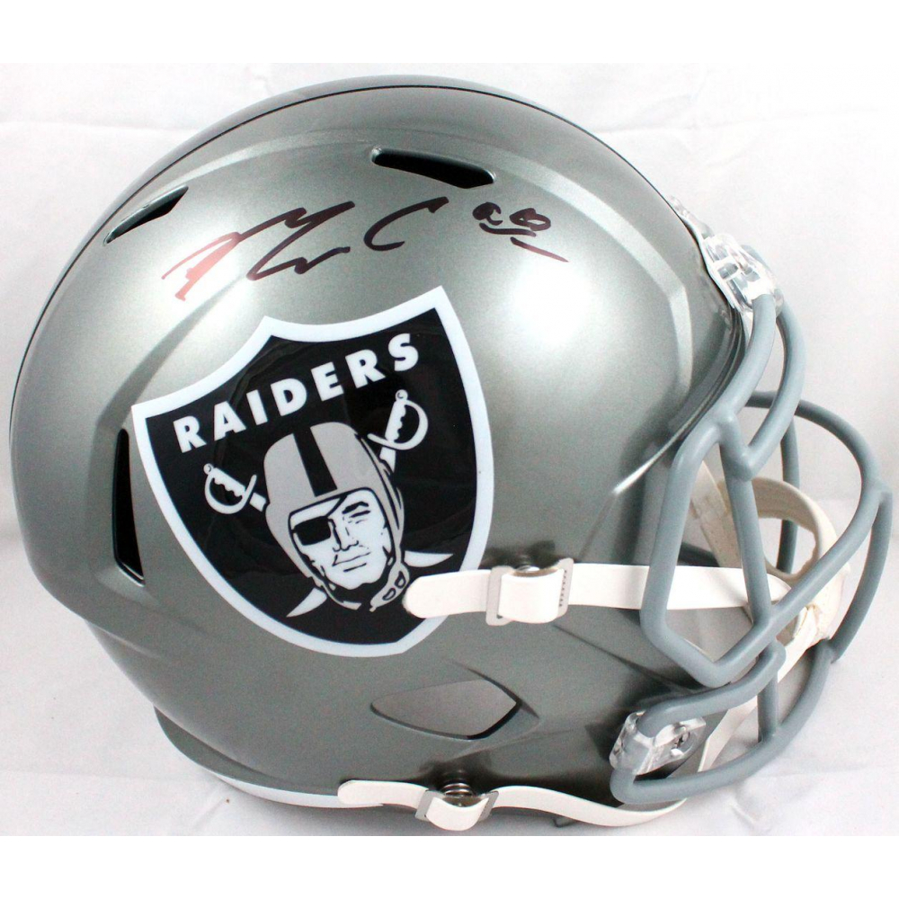 Mount Union Purple Raiders Football NCAA Helmets Derek Carr Signed ...