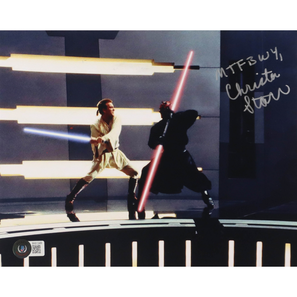 Christa Starr Signed "Star Wars: Episode I The Phantom Menace" 8x10 ...