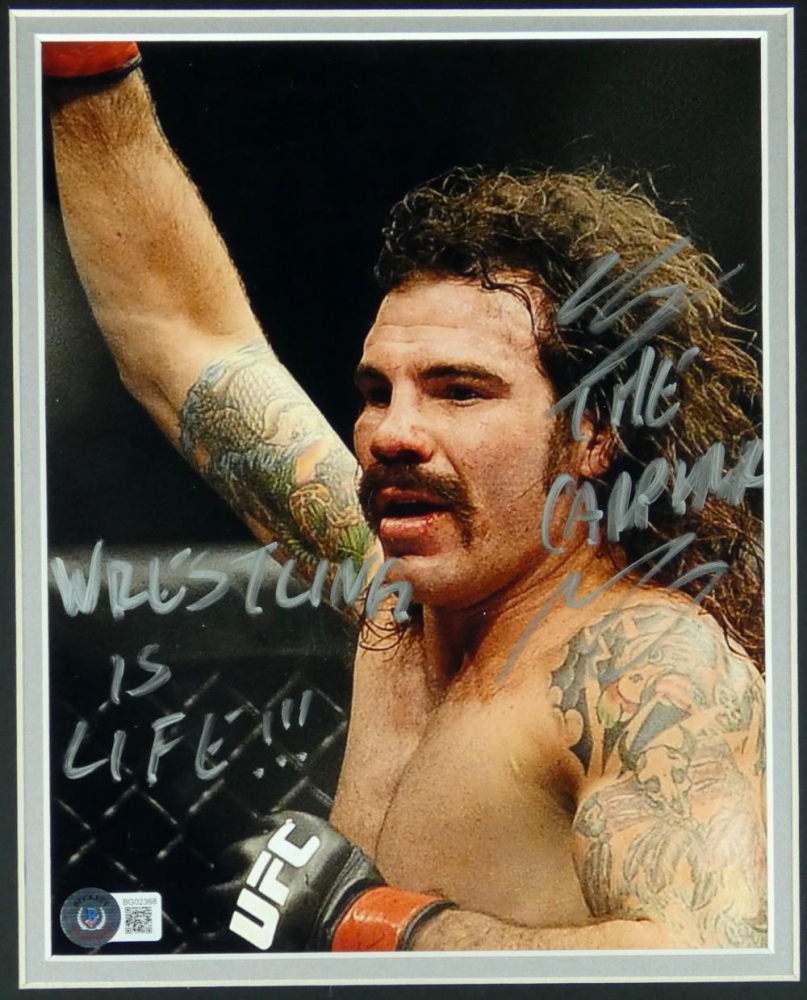 Clay "The Carpenter" Guida Signed UFC Custom Framed Photo Display ...