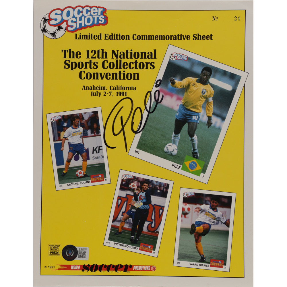 Pele Signed Brazil 8x10 Photo (Beckett) | Pristine Auction