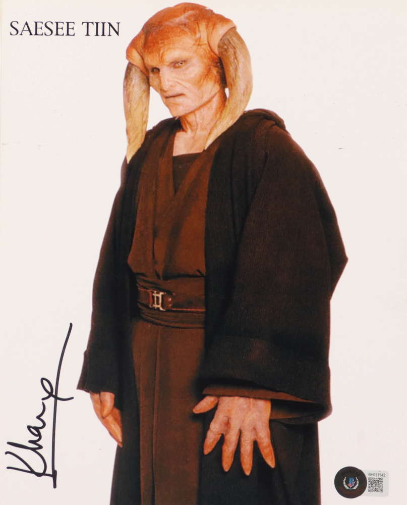 Khan Bonfils Signed "Star Wars: Episode I The Phantom Menace" 8x10 ...