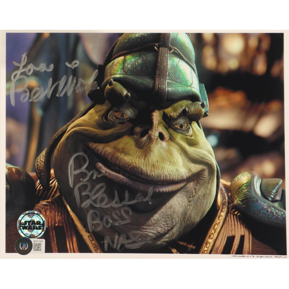 Brian Blessed Signed "Star Wars: Episode I The Phantom Menace" 8x10 ...