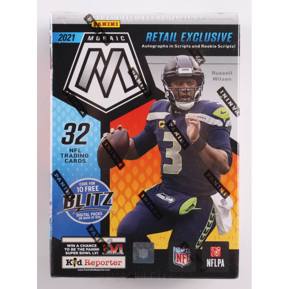 2021 Panini Mosaic Football Blaster Box with (8) Packs | Pristine Auction