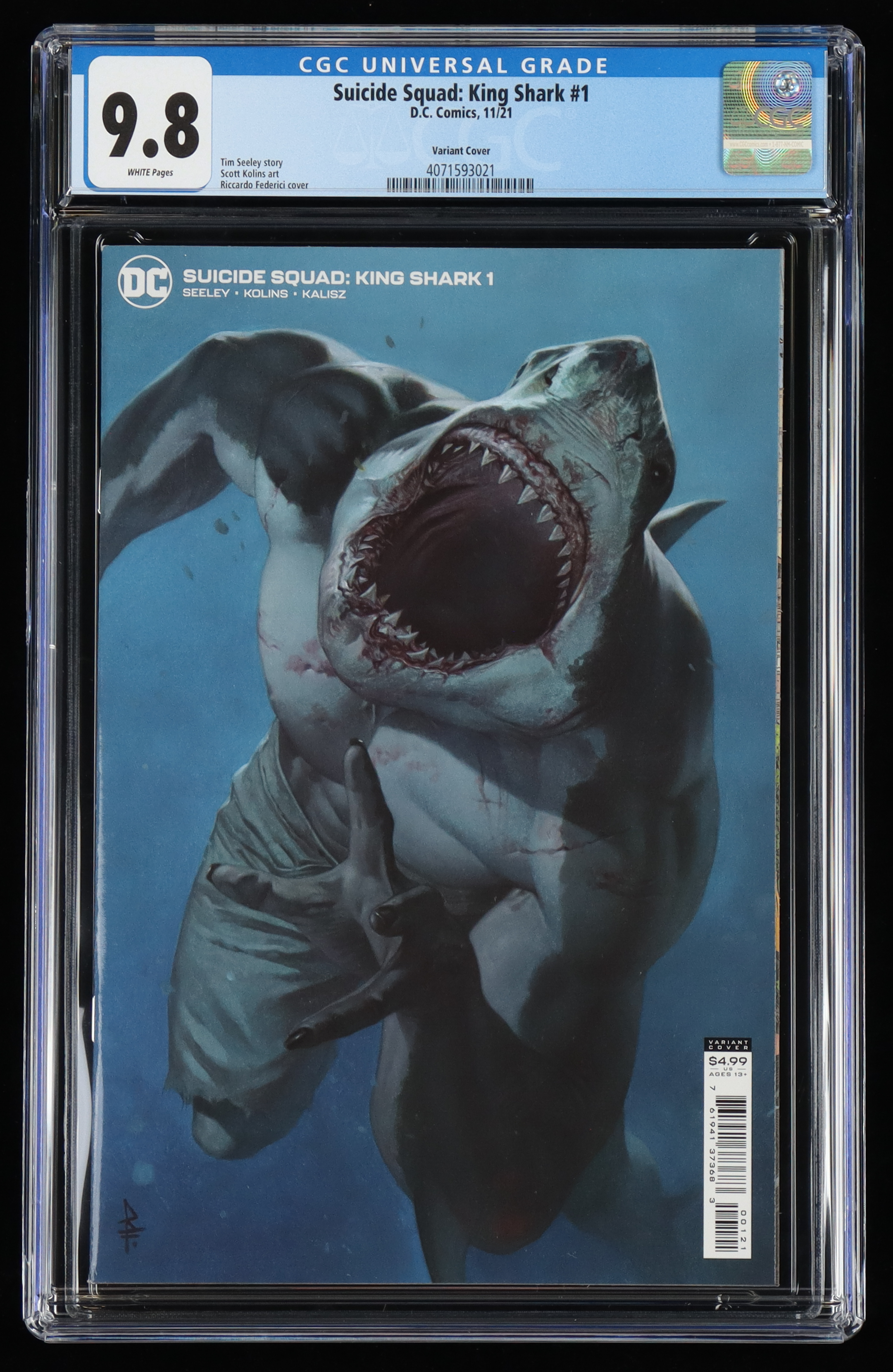 2021 "Suicide Squad: King Shark" Issue #1 DC Comic Book (CGC 9.8 ...