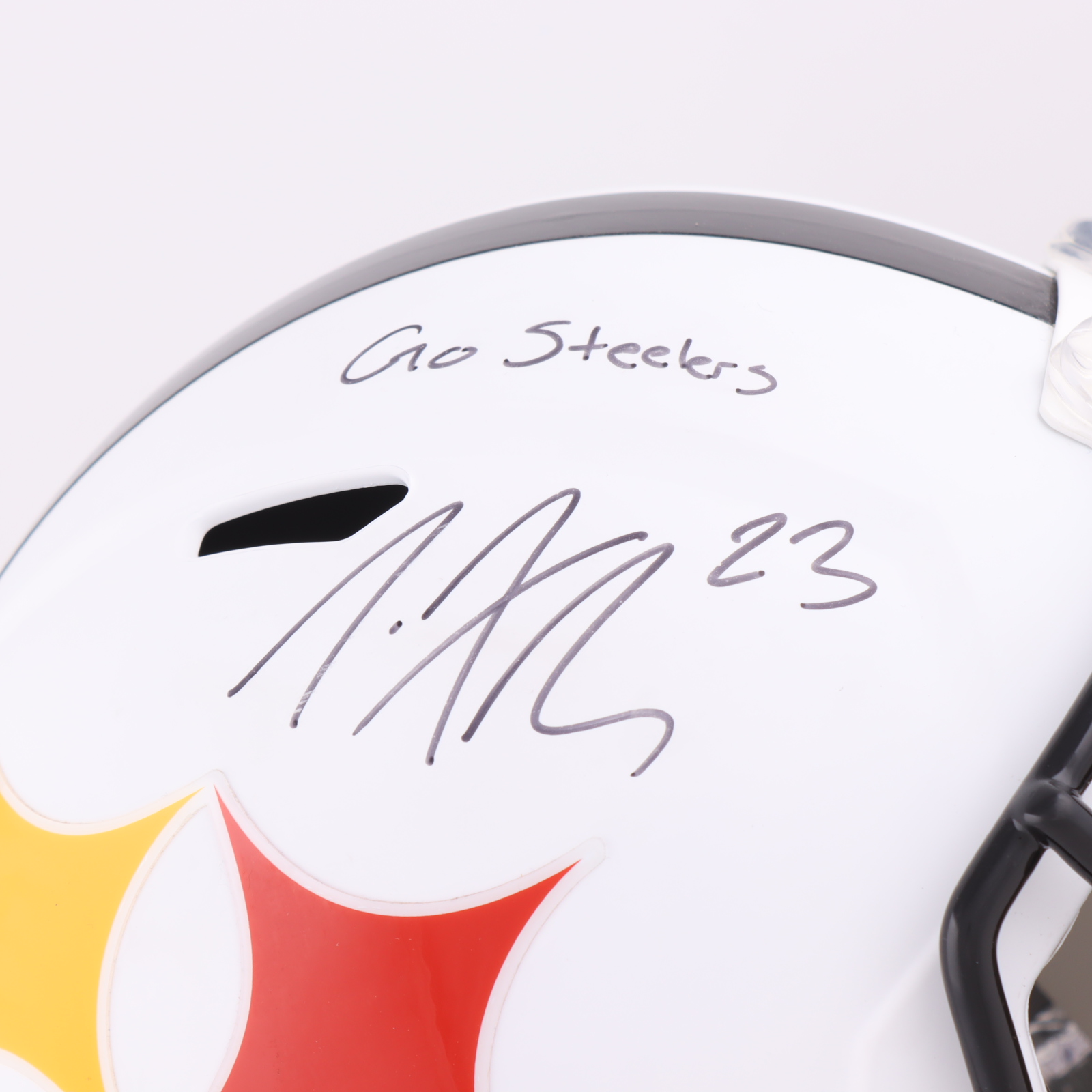 Joe Haden Signed Full-Size Amp Alternate Speed Helmet Inscribed "Go ...