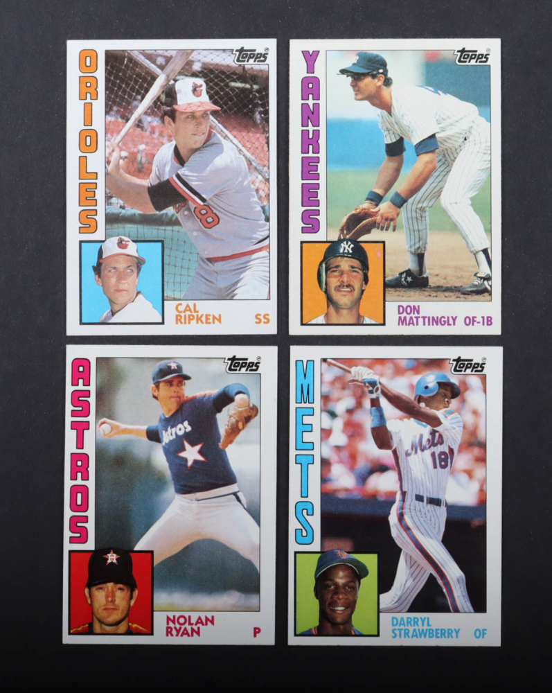 1984 Topps Baseball Complete Set of (792) Cards with Don Mattingly #8 ...
