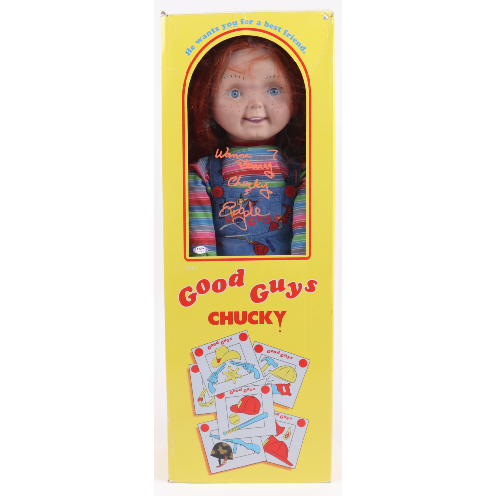 Ed Gale Signed "Childs Play" Full-Size Movie Prop Replica Chucky Doll ...