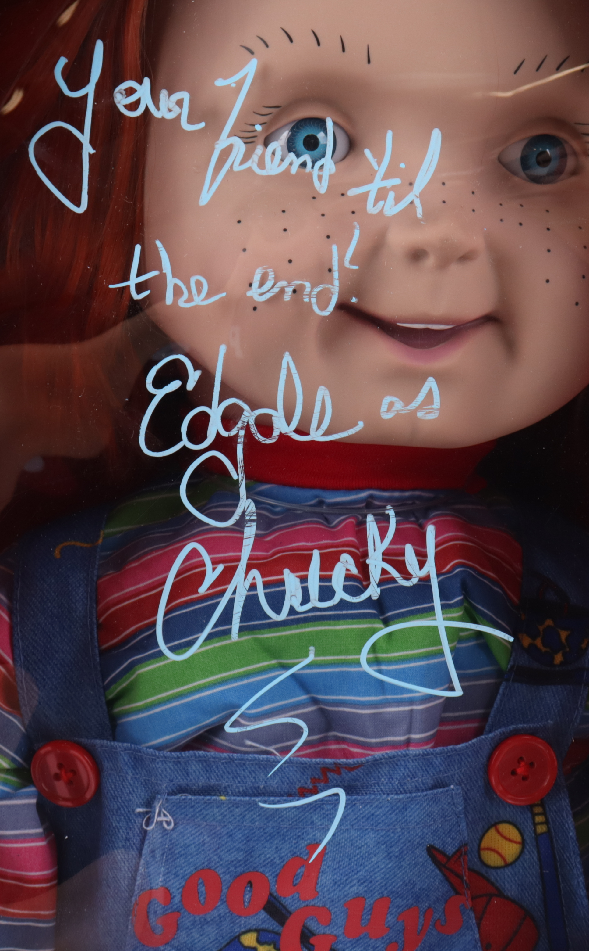Ed Gale Signed "Childs Play" Full-Size Movie Prop Replica Chucky Doll ...