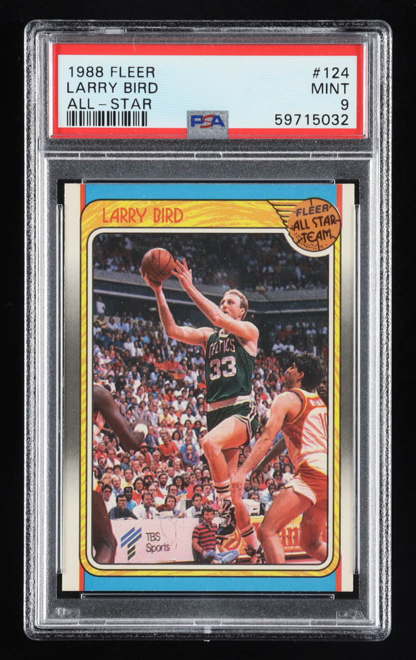 Larry Bird 1988-89 Fleer #124 AS (PSA 9) | Pristine Auction