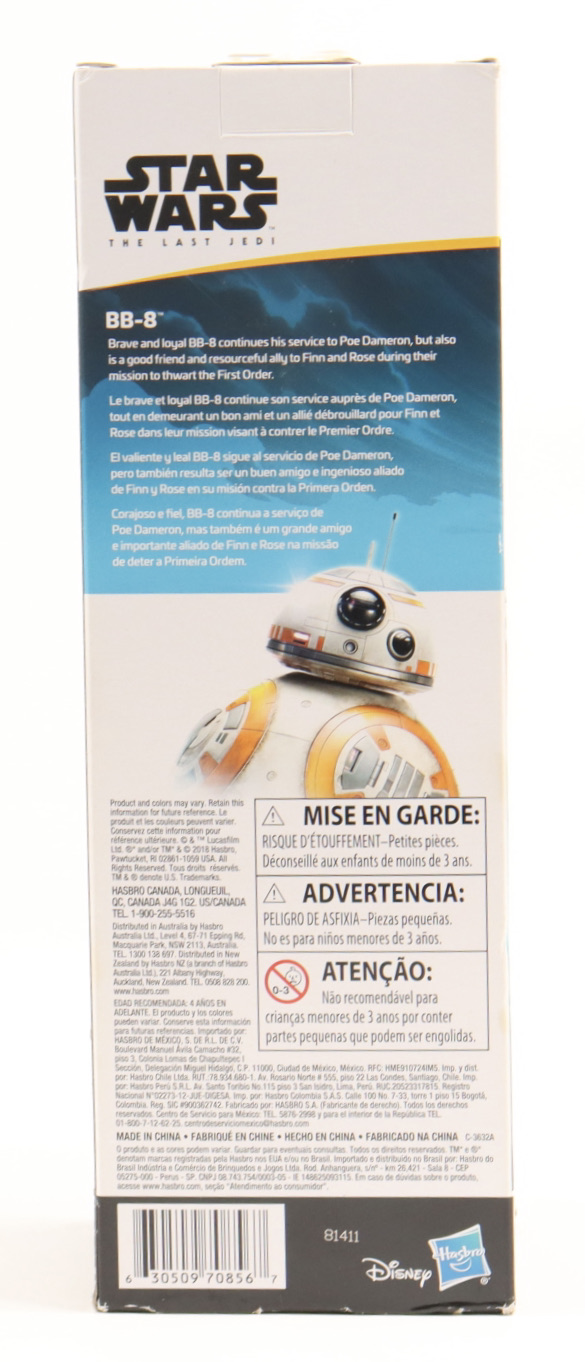 Brian Herring Signed "Star Wars" BB-8 Hasbro Vinyl Figure Inscribed "BB ...