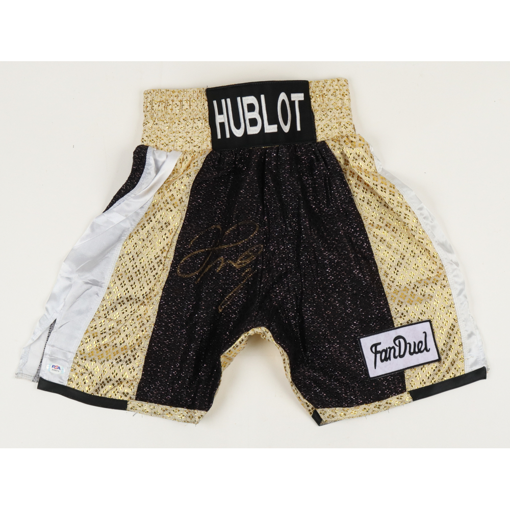Floyd Mayweather Jr. Signed Hublot FanDuel Boxing Shorts (PSA ...