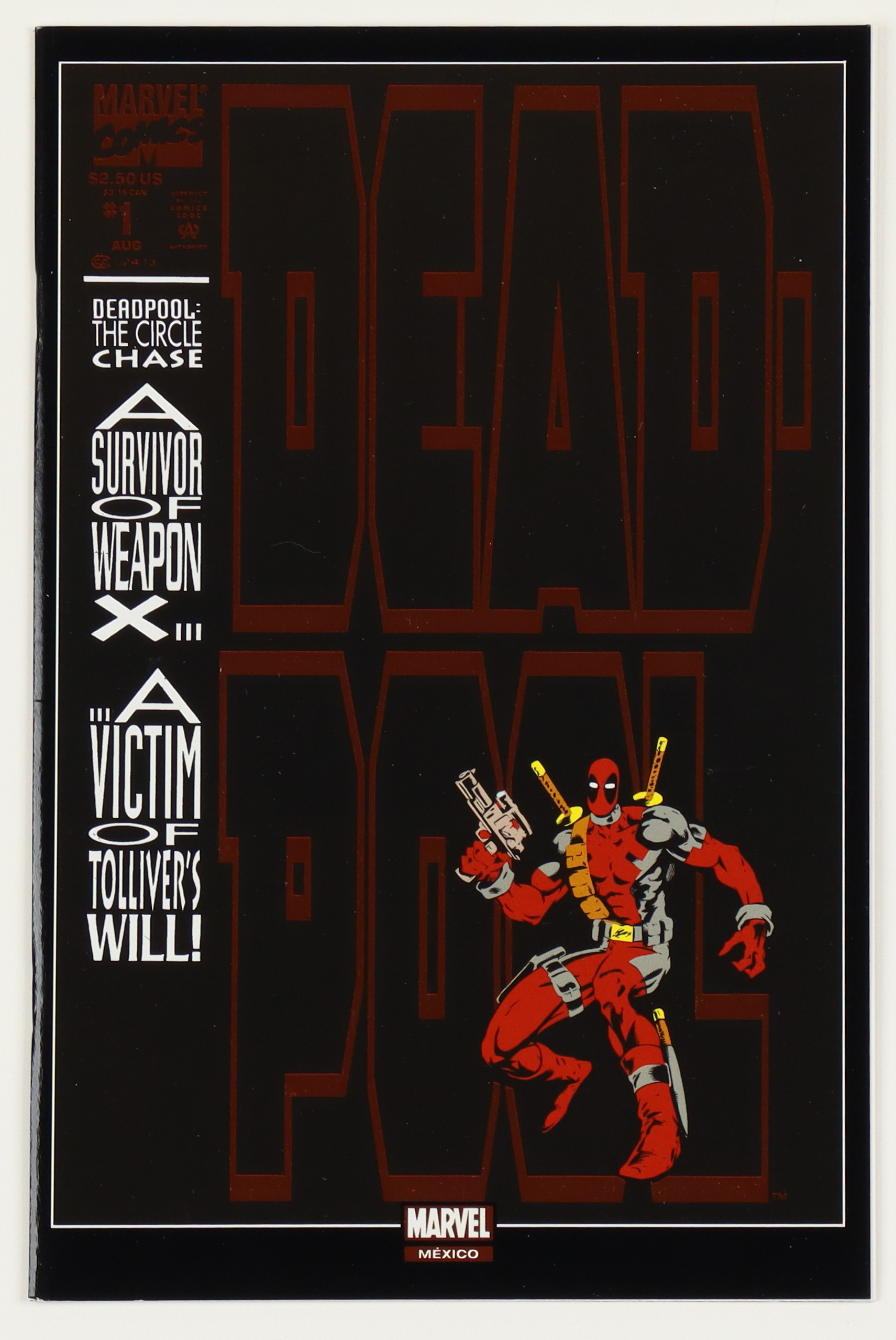 2018 "Deadpool: Circle Chase" Issue #1 Marvel Mexico Comic Book ...