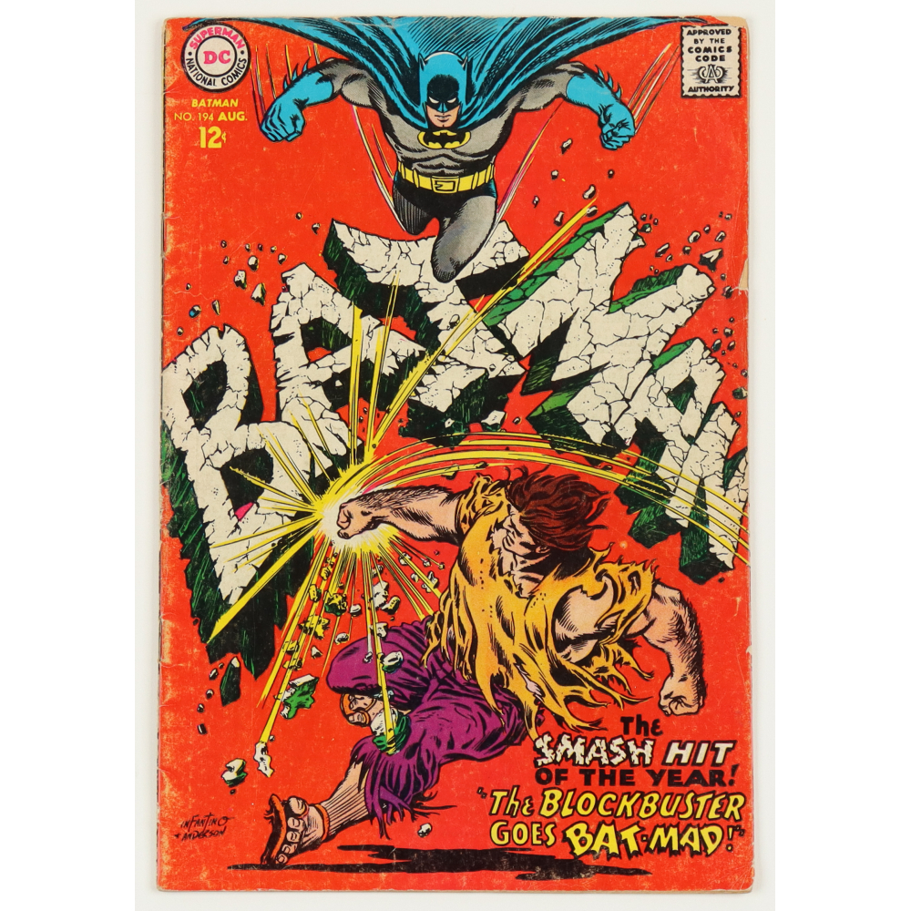 1967 "Batman" Issue #194 DC Comic Book | Pristine Auction