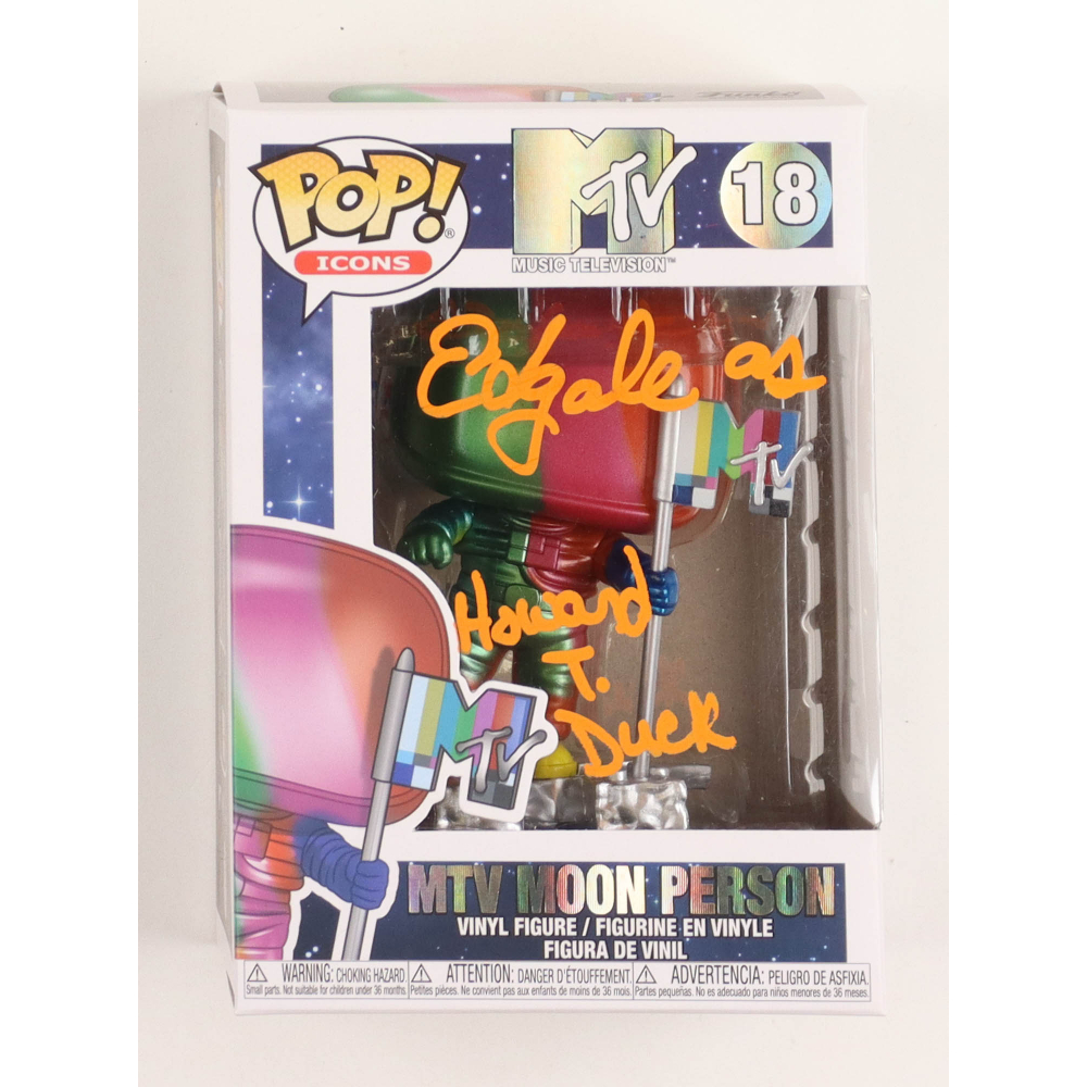 Ed Gale Signed MTV #18 MTV Moon Person Funko Pop! Vinyl Figure ...