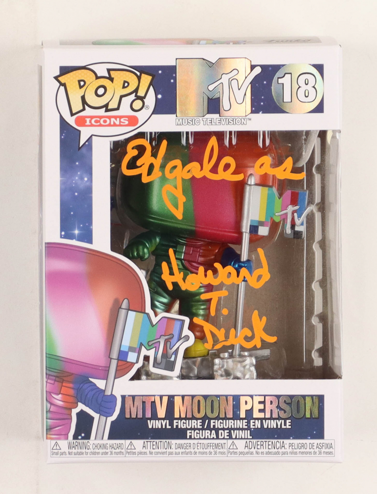 Ed Gale Signed MTV #18 MTV Moon Person Funko Pop! Vinyl Figure ...