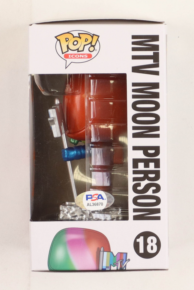 Ed Gale Signed MTV #18 MTV Moon Person Funko Pop! Vinyl Figure ...