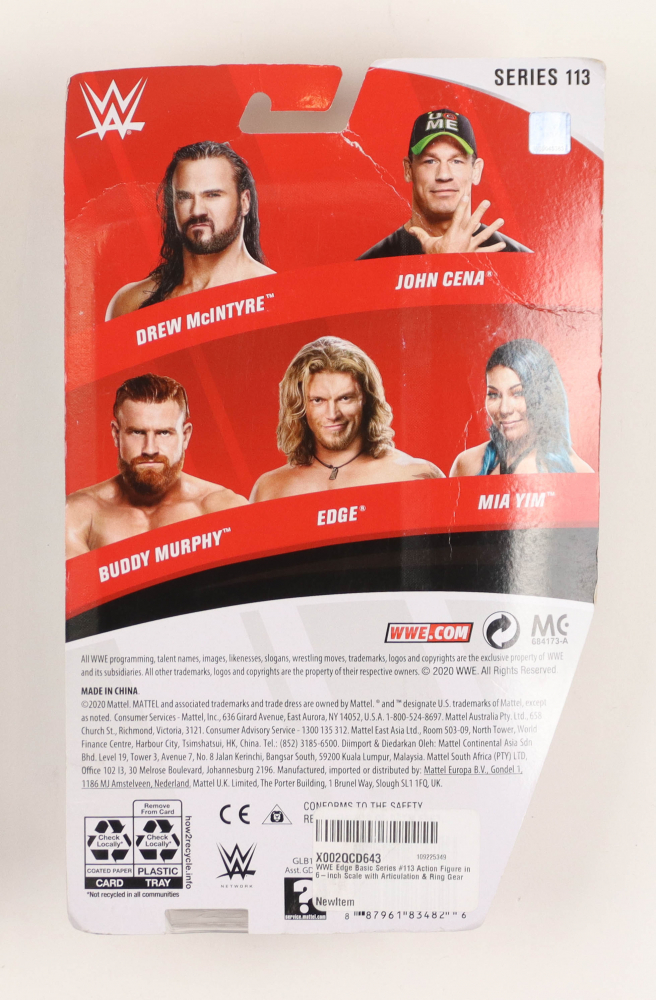 Edge Signed WWE Series 113 Action Figure (PSA) | Pristine Auction