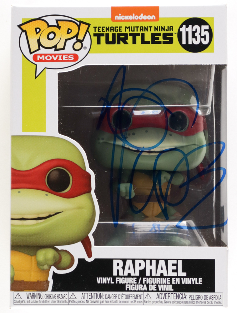 Vanilla Ice Signed "Teenage Mutant Ninja Turtles" #1135 Raphael Funko ...